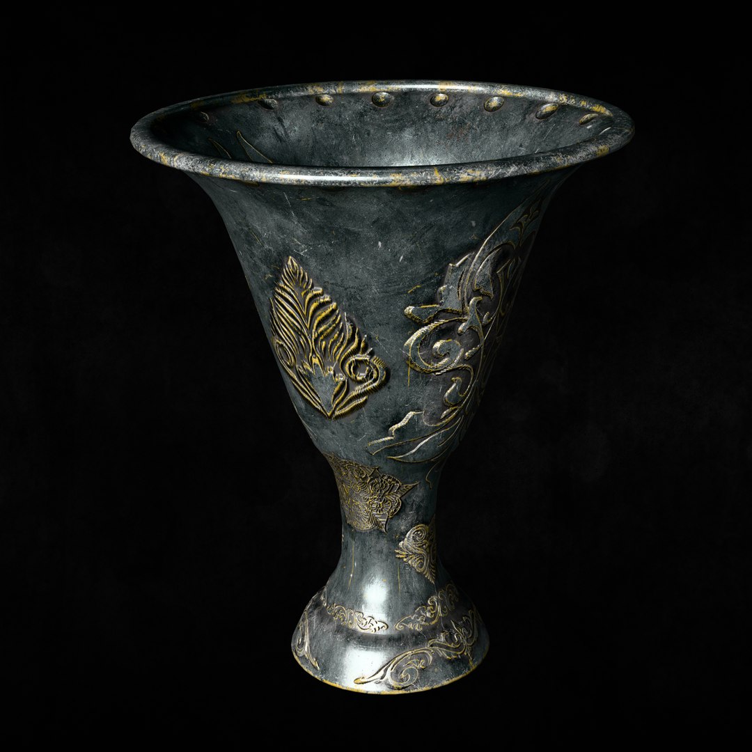 Rustic Metal Glass 3D Model - TurboSquid 2317380