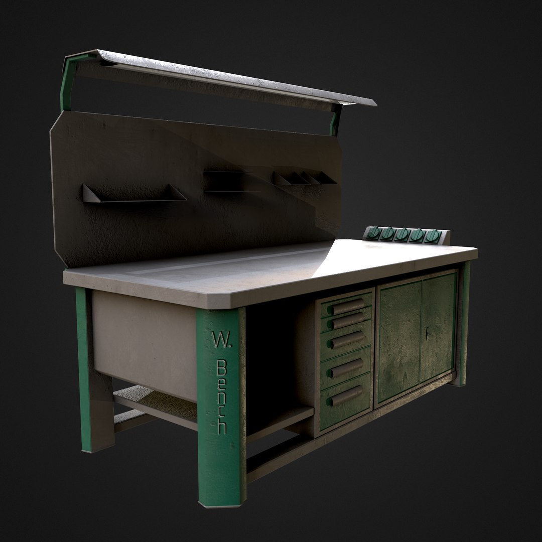 3D WorkBench Game Ready - TurboSquid 2028832