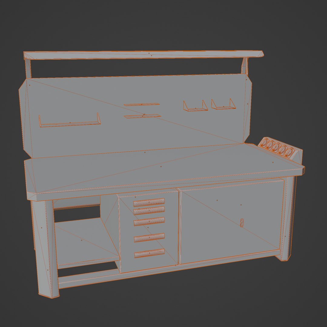 3D WorkBench Game Ready - TurboSquid 2028832