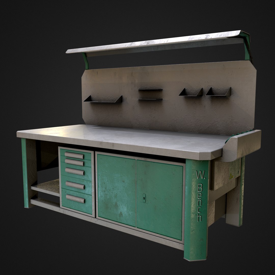 3D WorkBench Game Ready - TurboSquid 2028832
