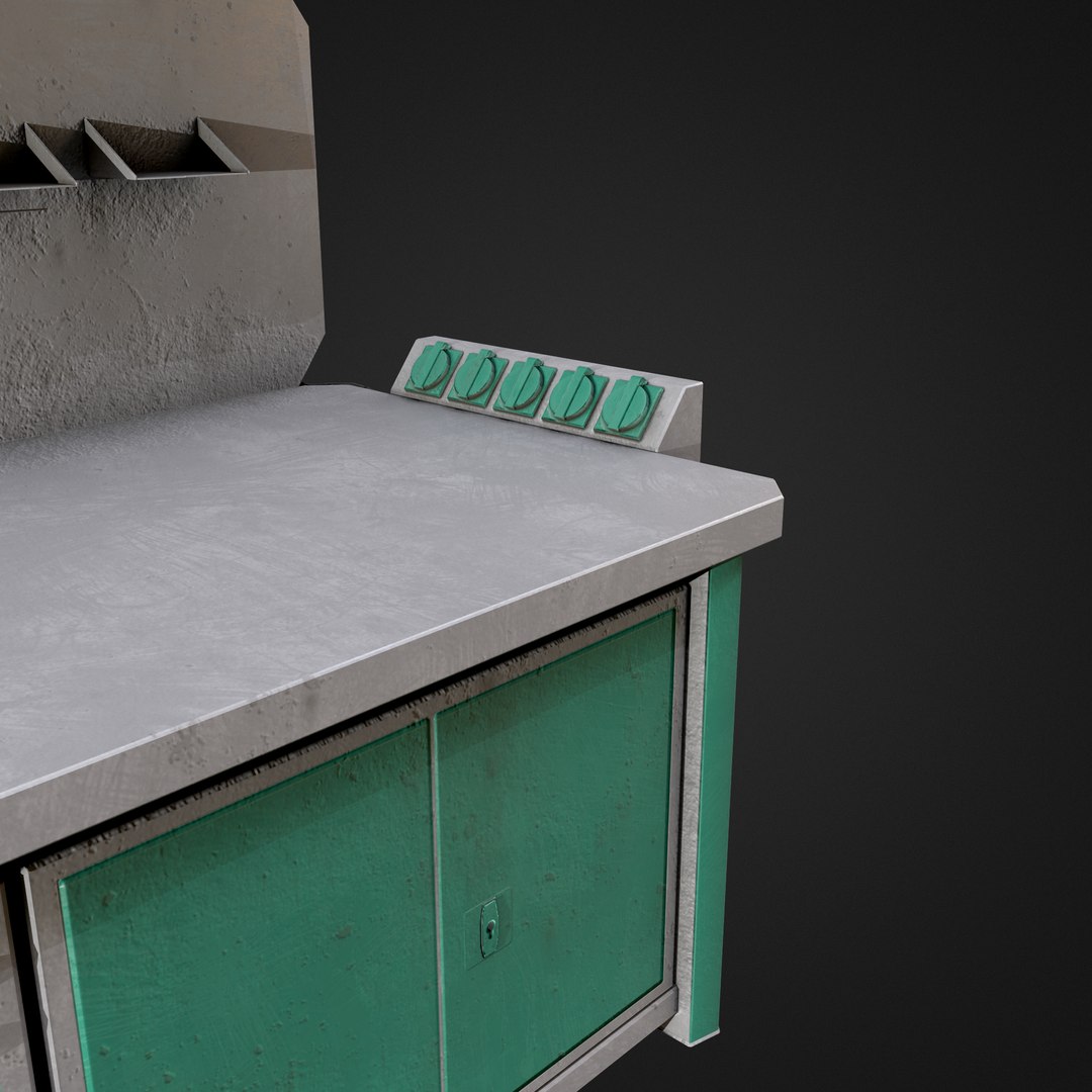 3D WorkBench Game Ready - TurboSquid 2028832