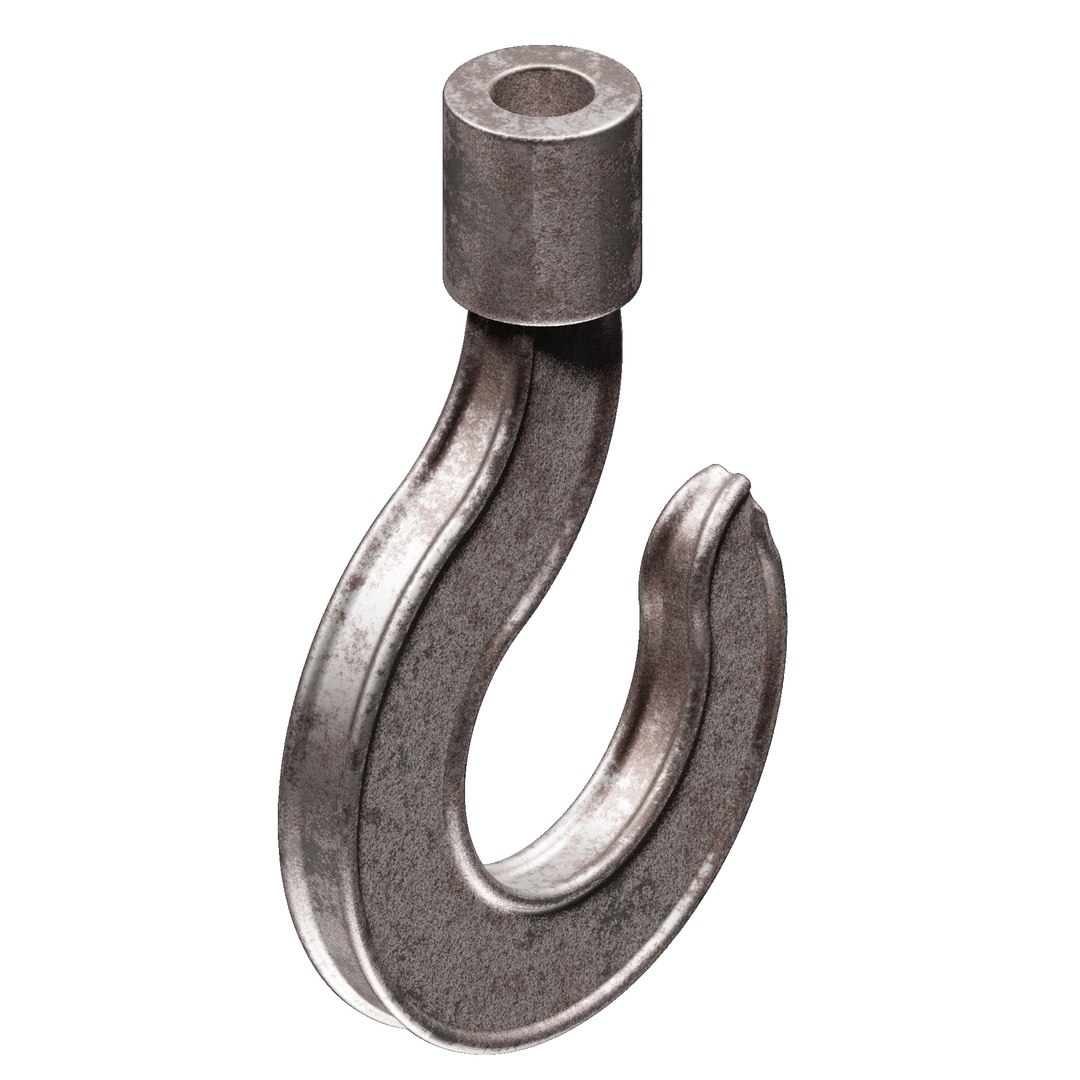3D Rusty Crane Hook - TurboSquid 2131204