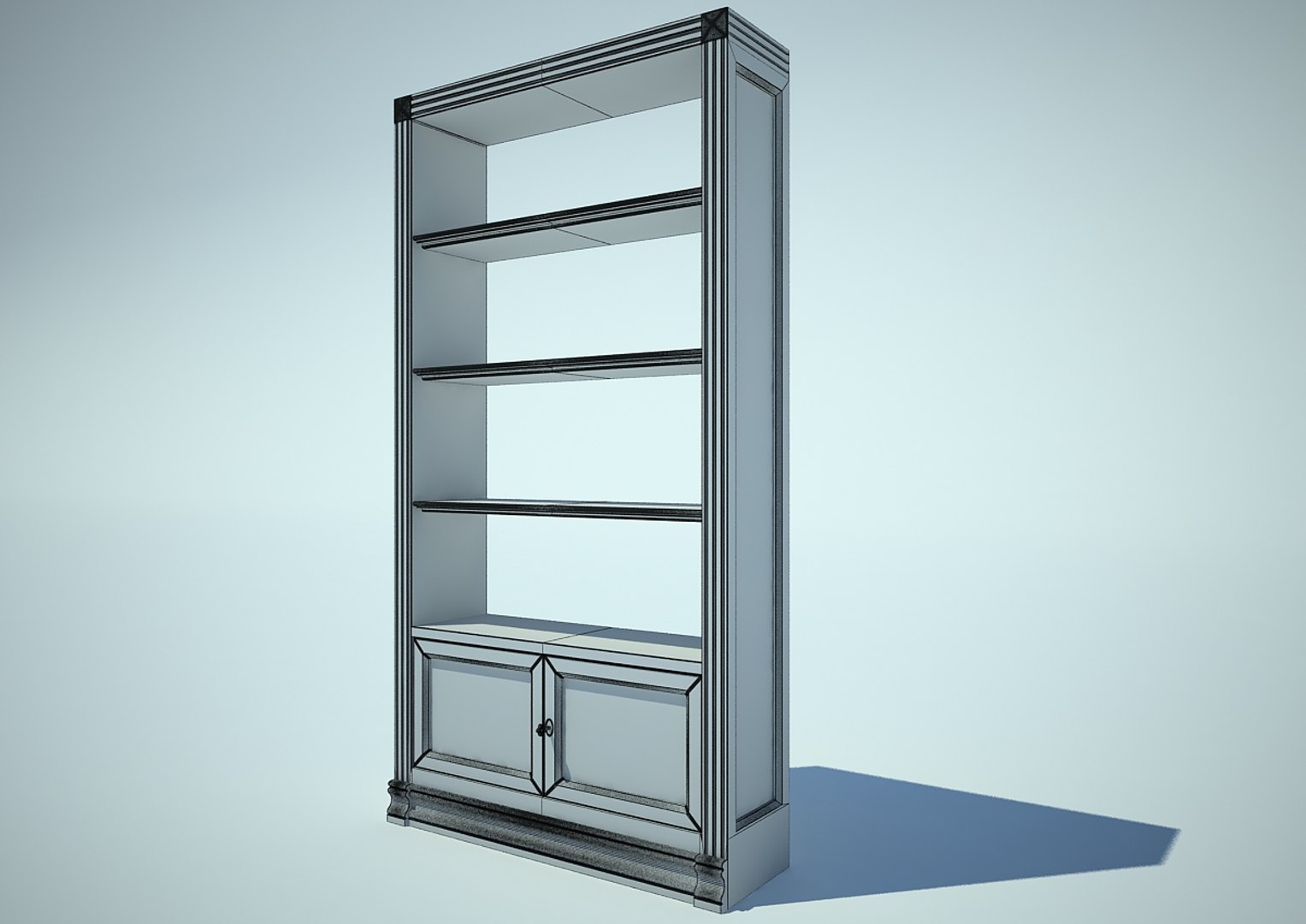 cabinet case 3d max