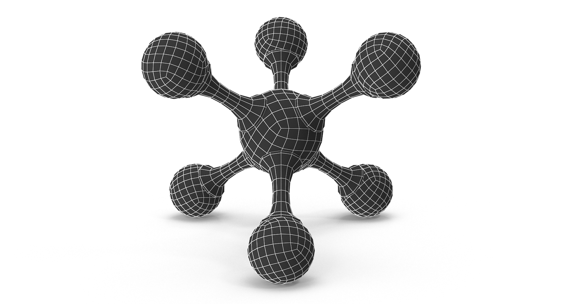 3D ethane molecular model - TurboSquid 1274306