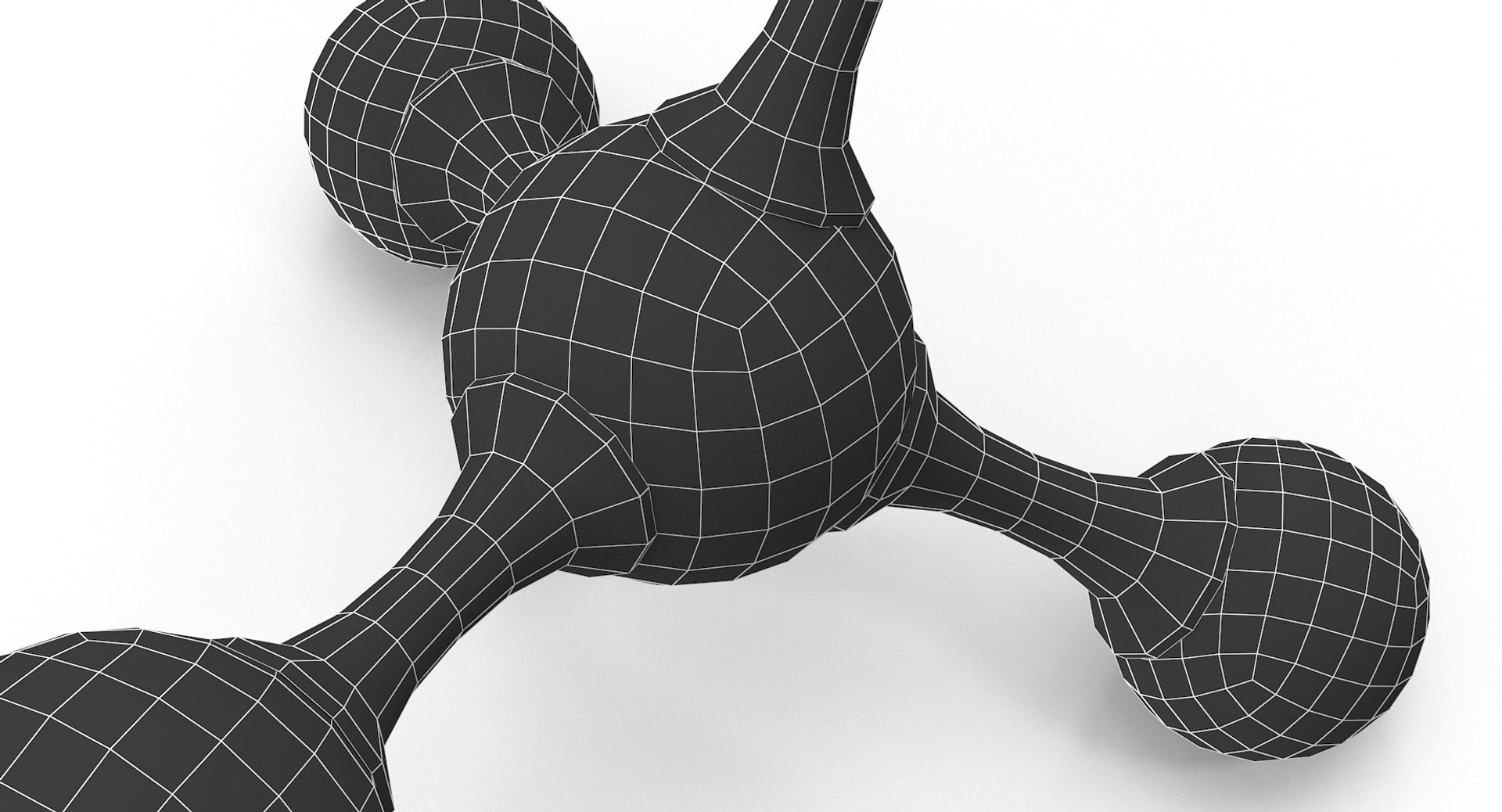 3D ethane molecular model - TurboSquid 1274306