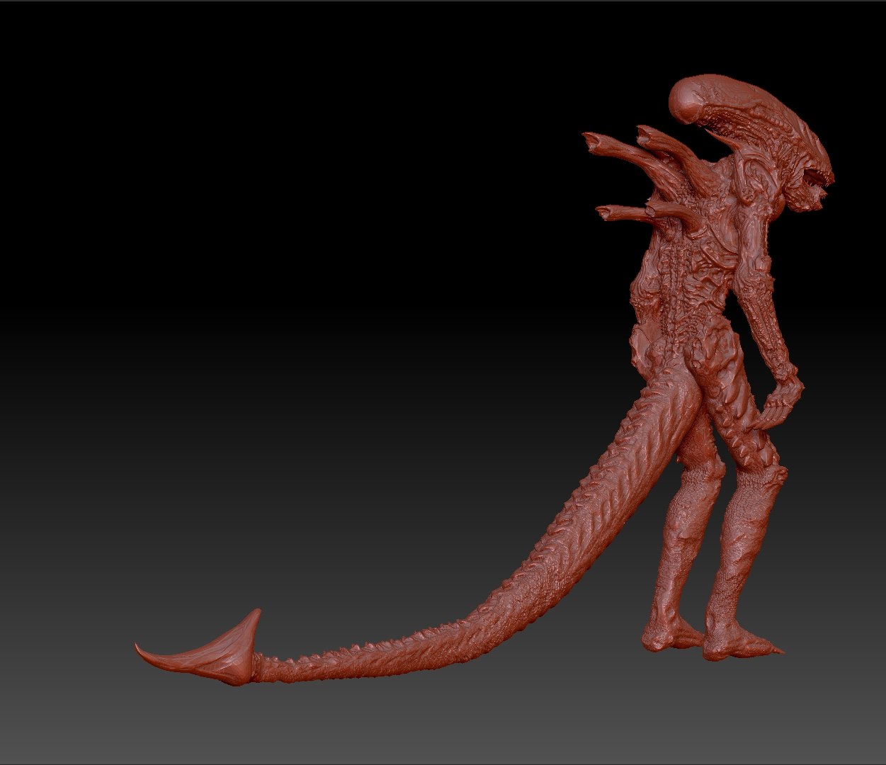 3d Model H R Giger Alien