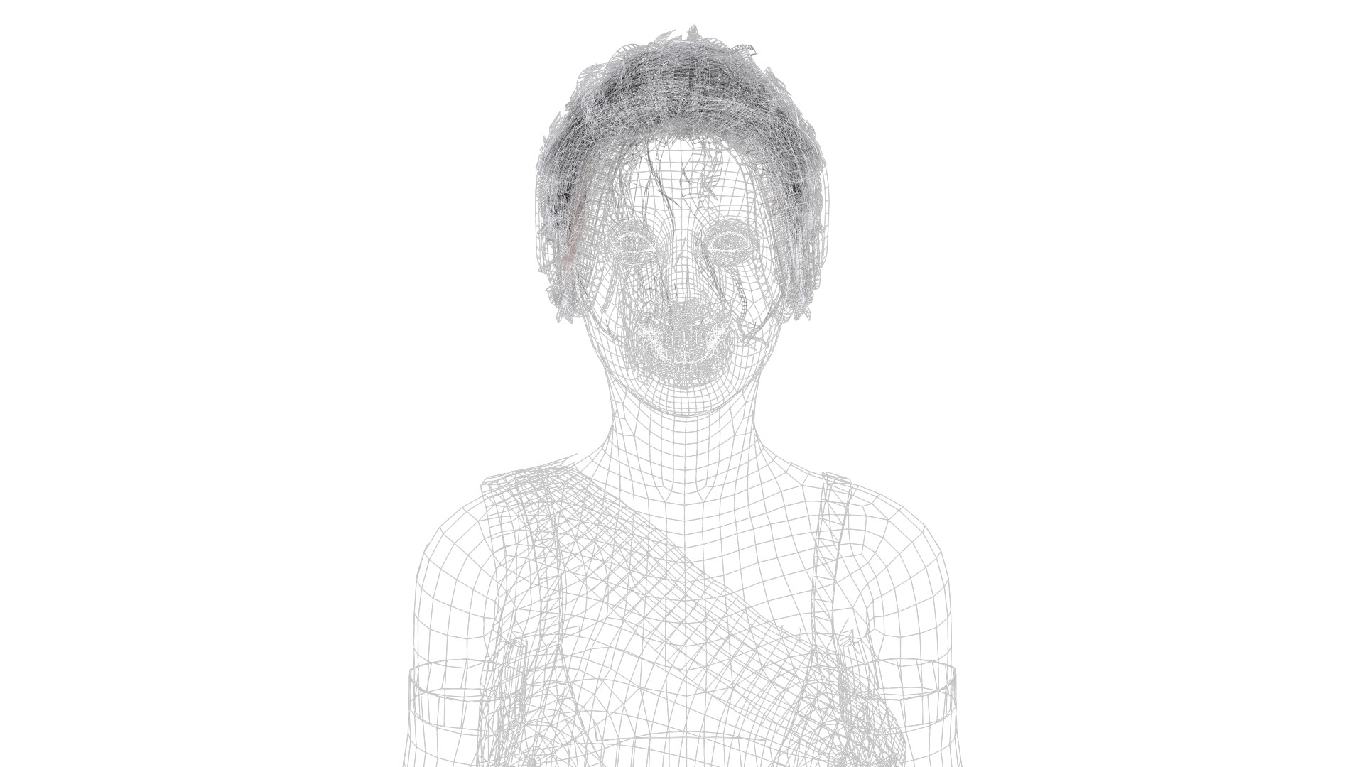 Sci-Fi Princess 3D Model Cyberpunk Royalty With Metallic Arms Model ...