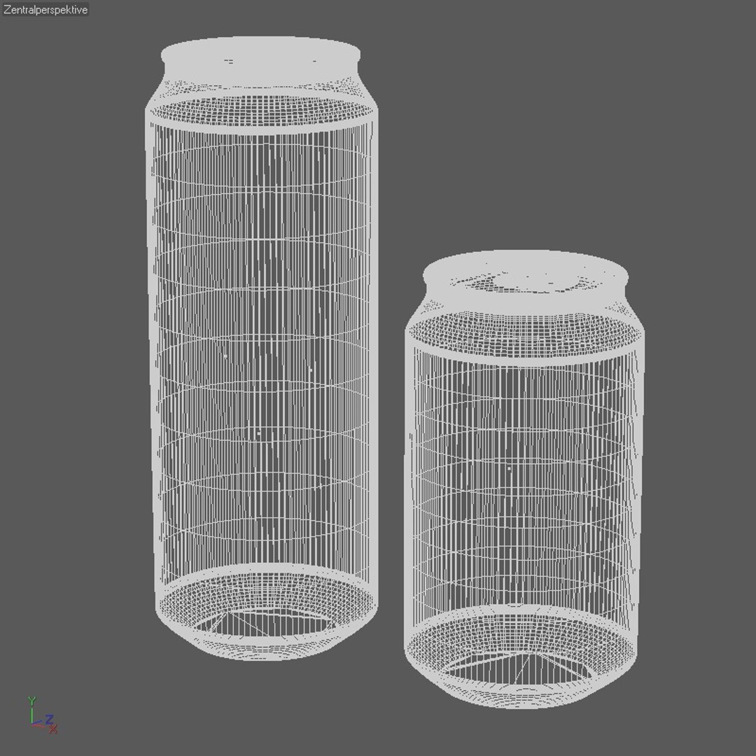 Cans 3d Model