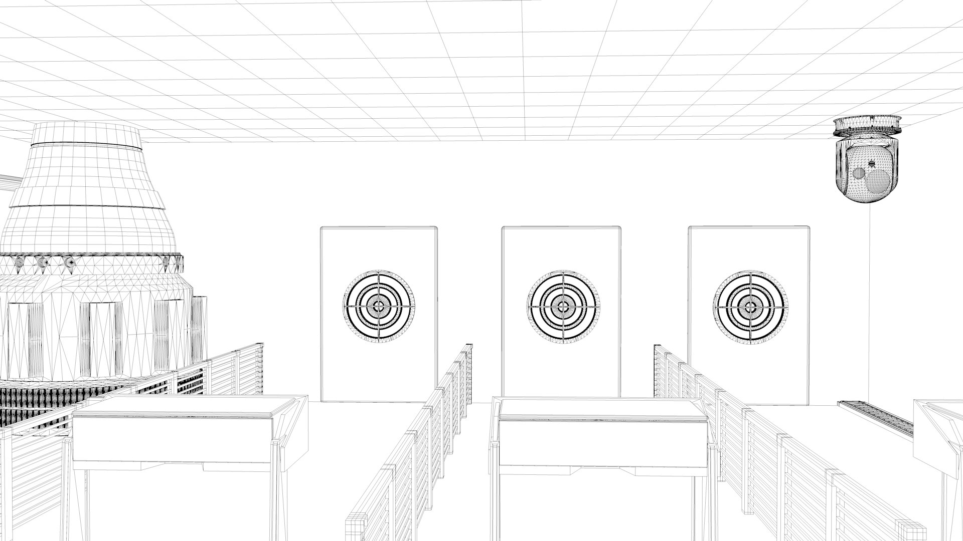 3D Model Room Weapons Shooting Range - TurboSquid 1552960