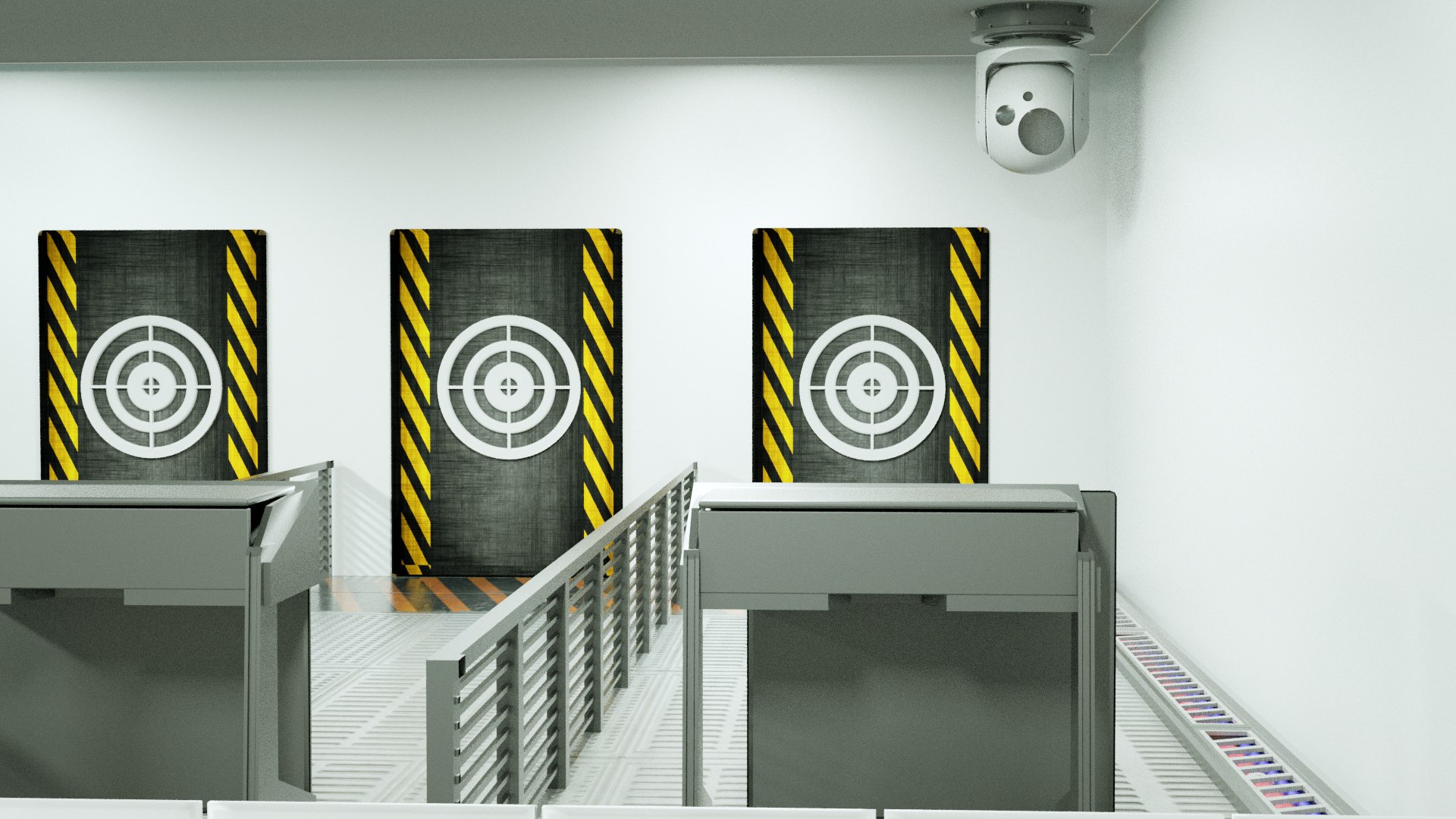 3D Model Room Weapons Shooting Range - TurboSquid 1552960