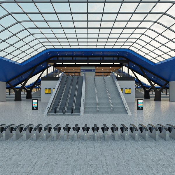 Railway Station 3D Models for Download | TurboSquid