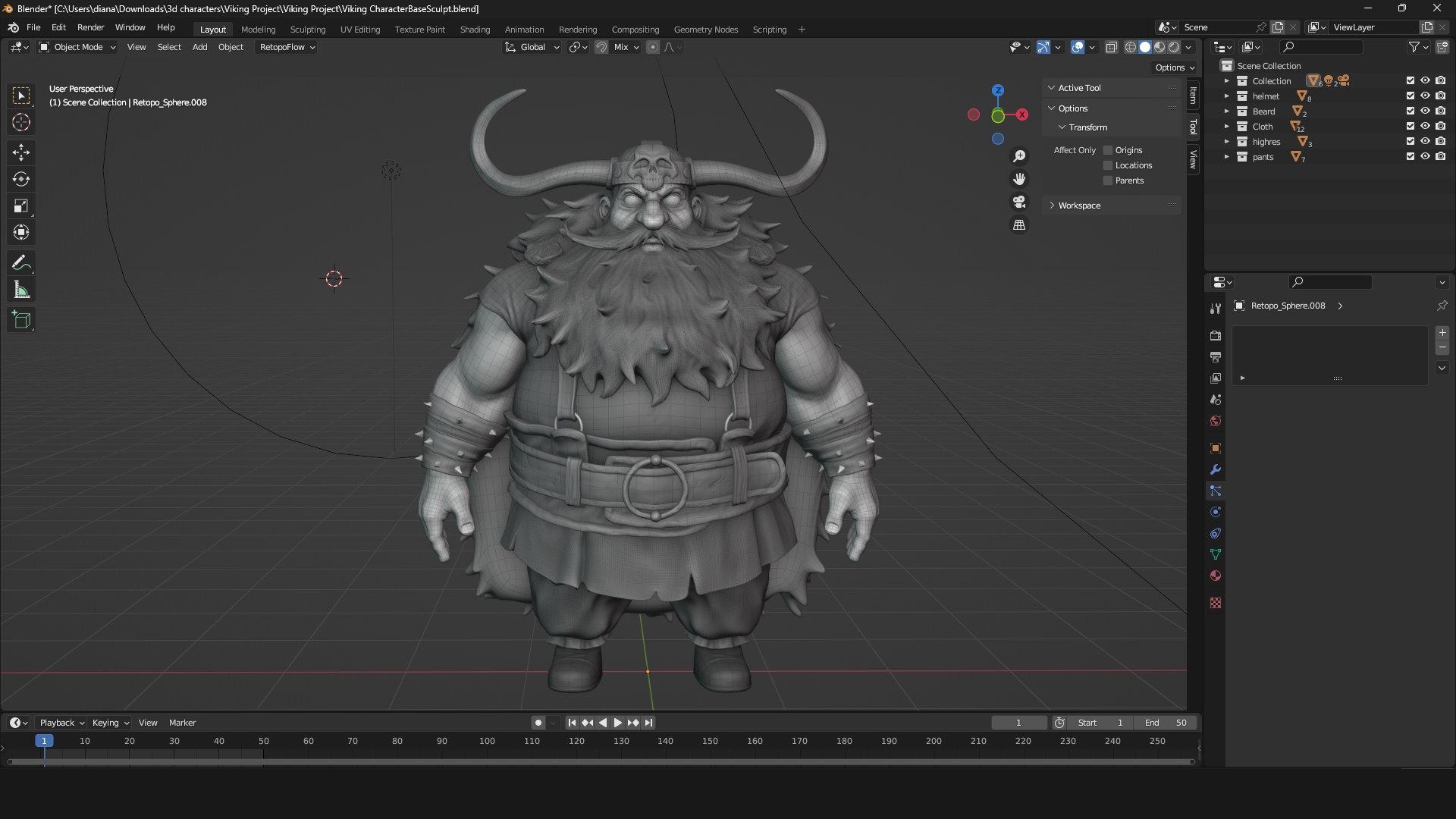 3D Viking Character - TurboSquid 2210218