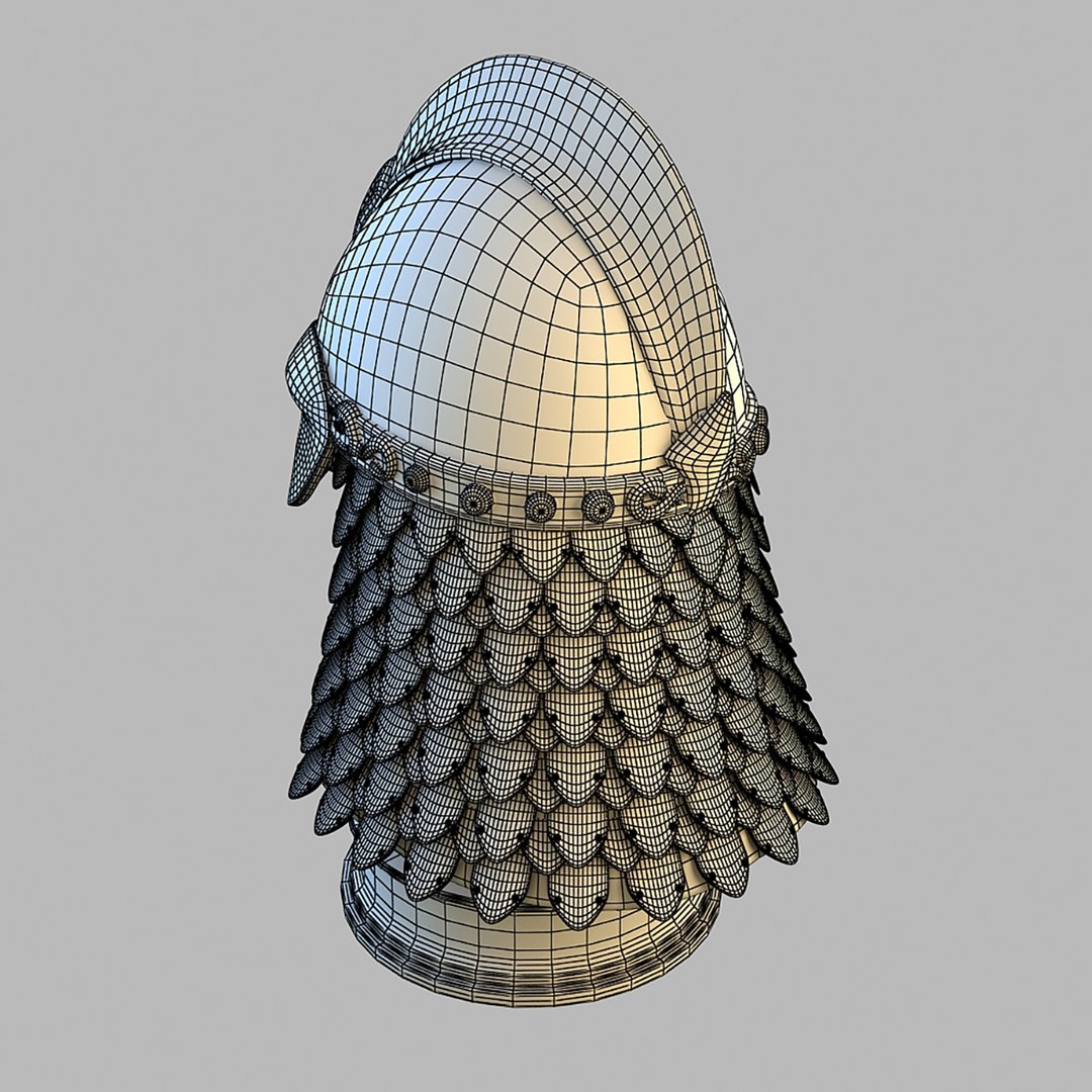 3d Fantasy Viking Helmet Model