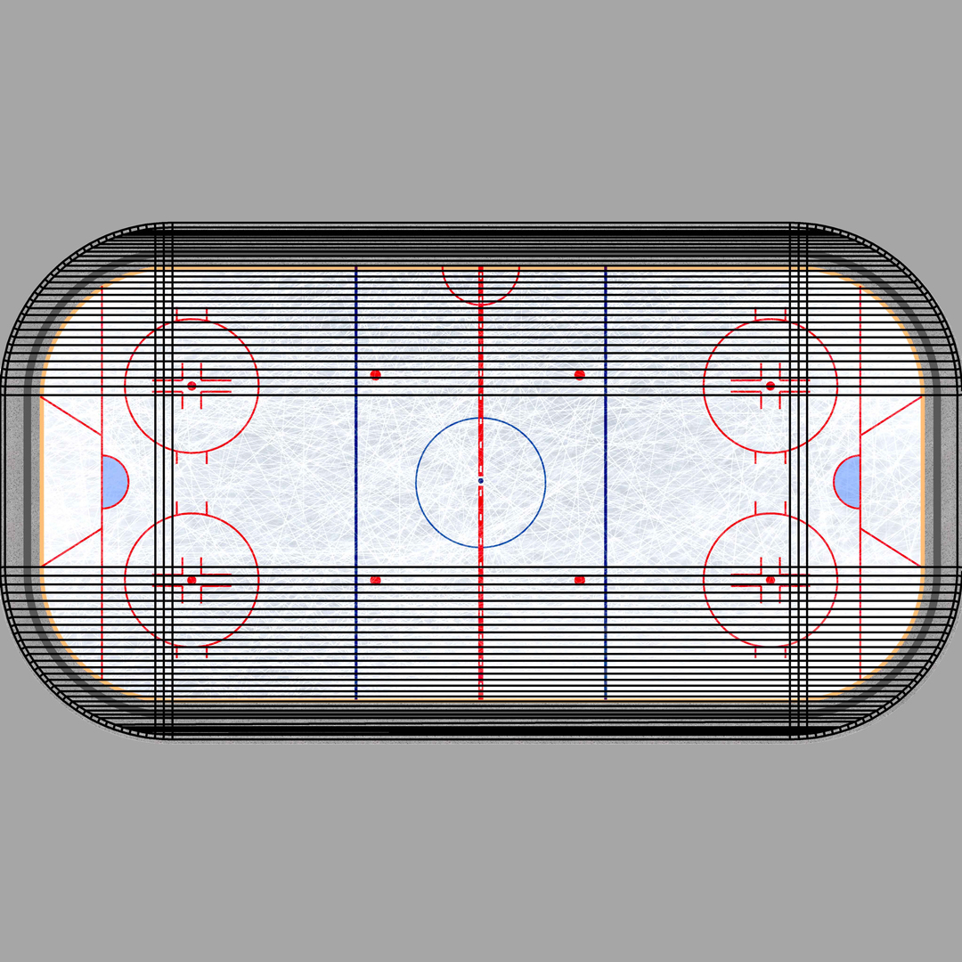 3D real hockey rink model - TurboSquid 1485551