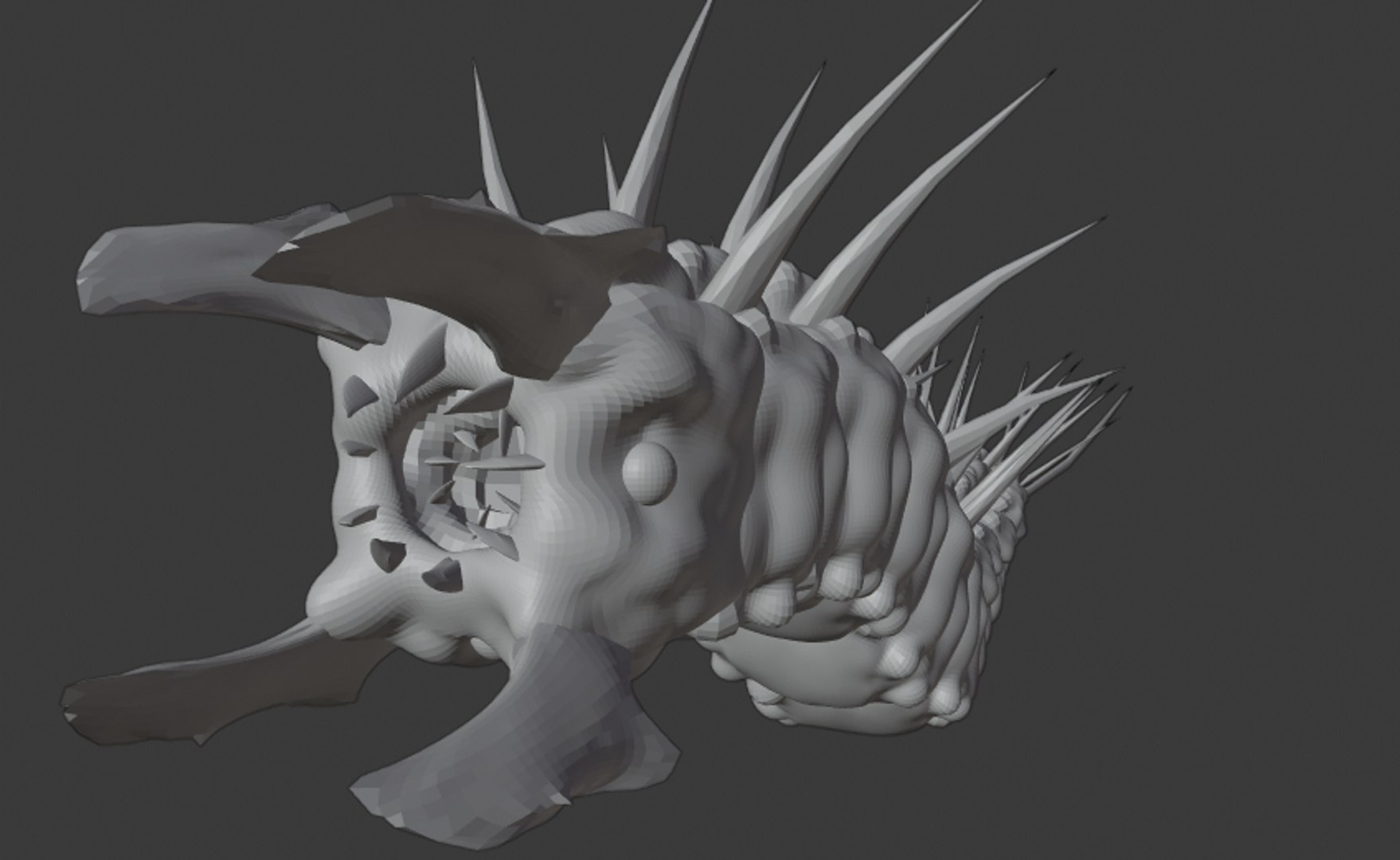 3D model Worm monster - TurboSquid 1734175