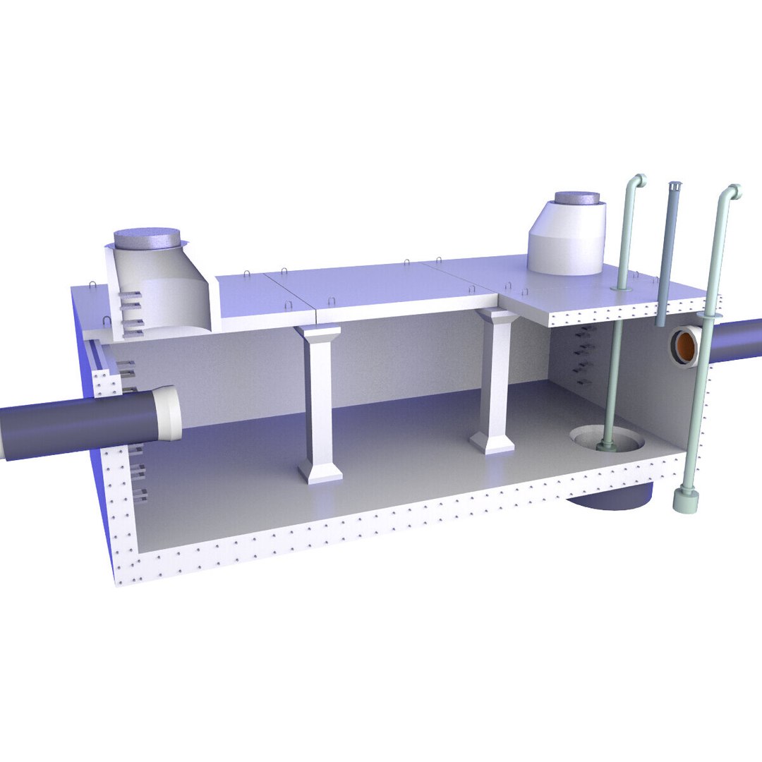 Stormwater Tank Diagram Low 6 model - TurboSquid 2096465