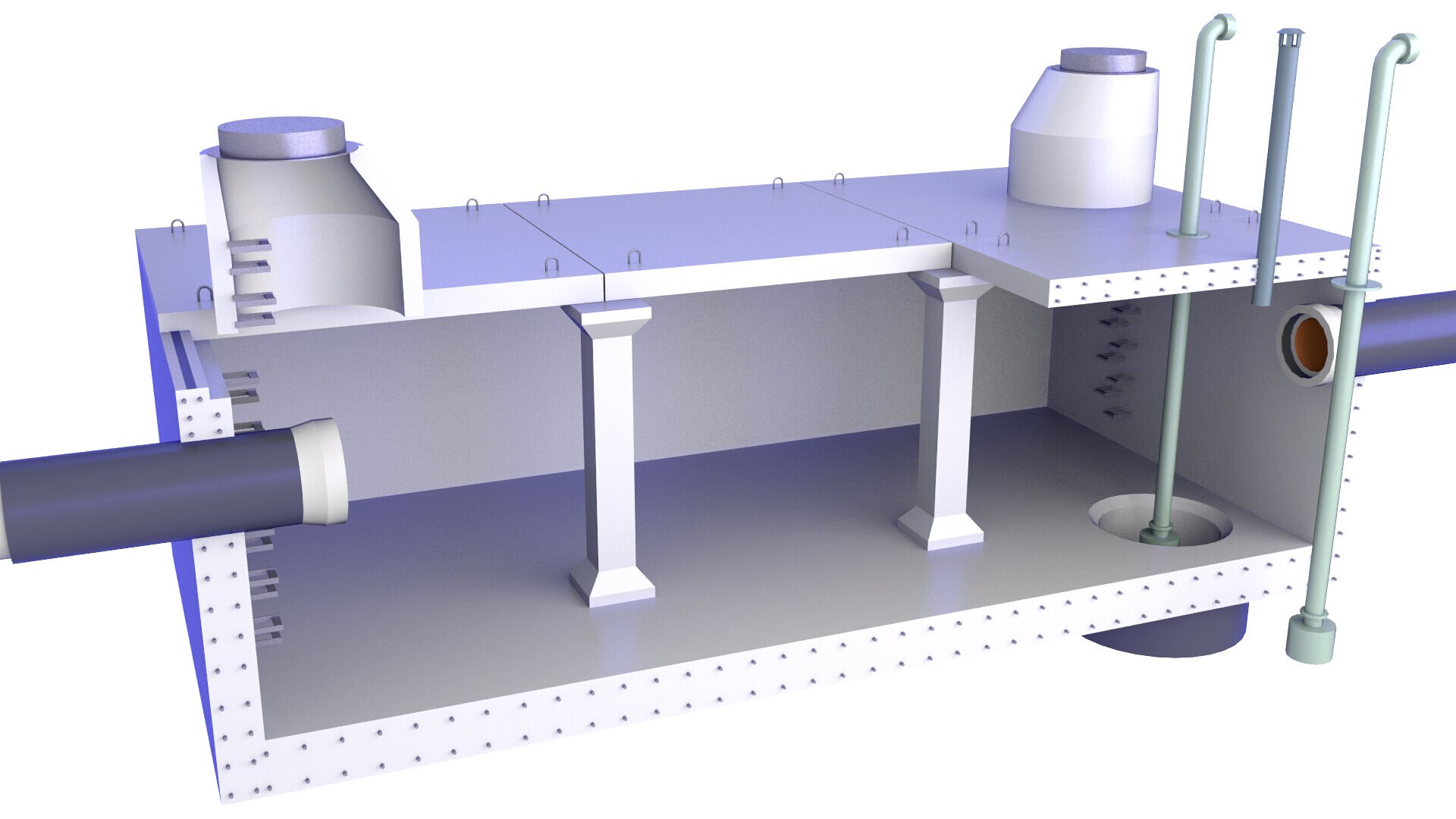 Stormwater Tank Diagram Low 6 model - TurboSquid 2096465