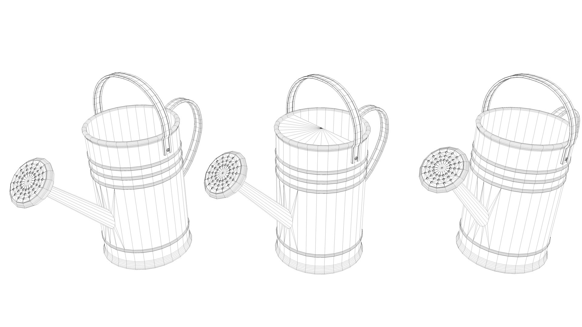 Watering Can 3D Model - TurboSquid 1911316
