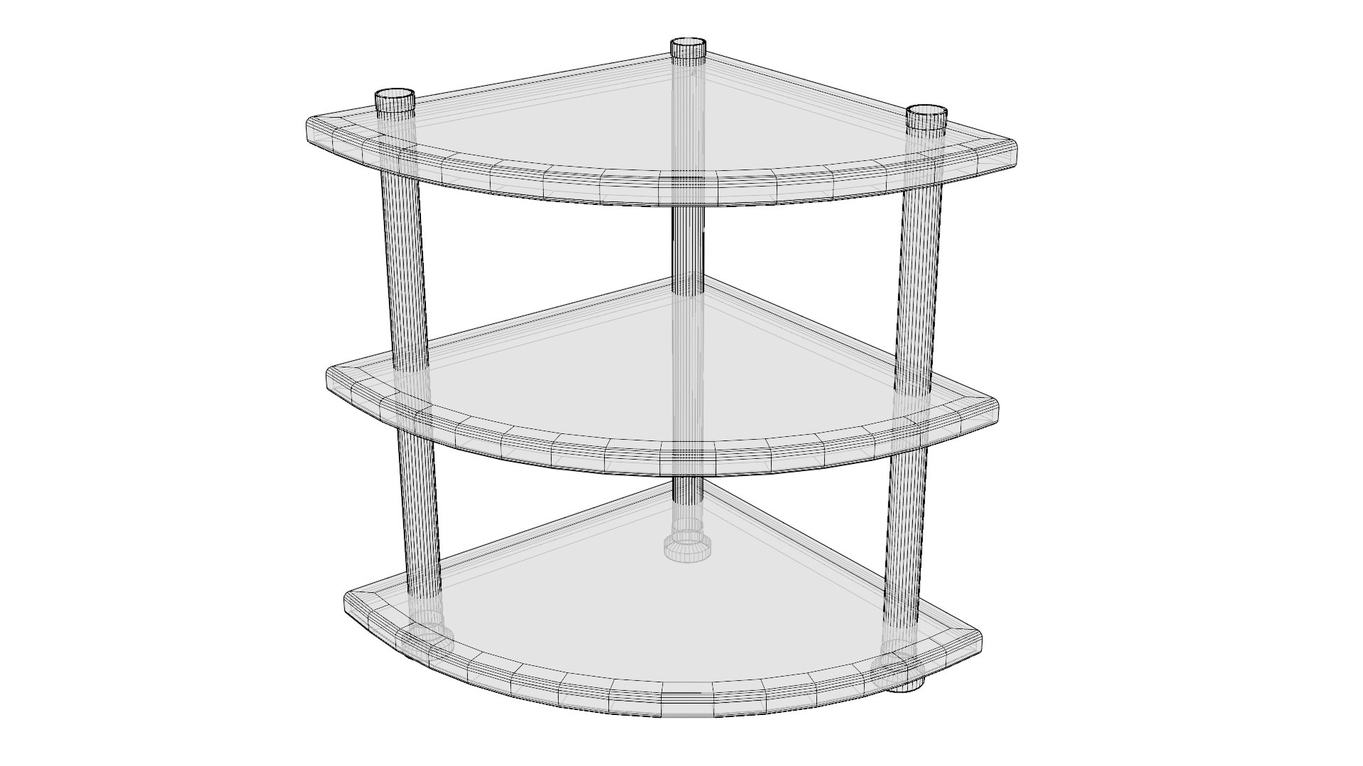 3D Corner Rack Model - TurboSquid 2238401