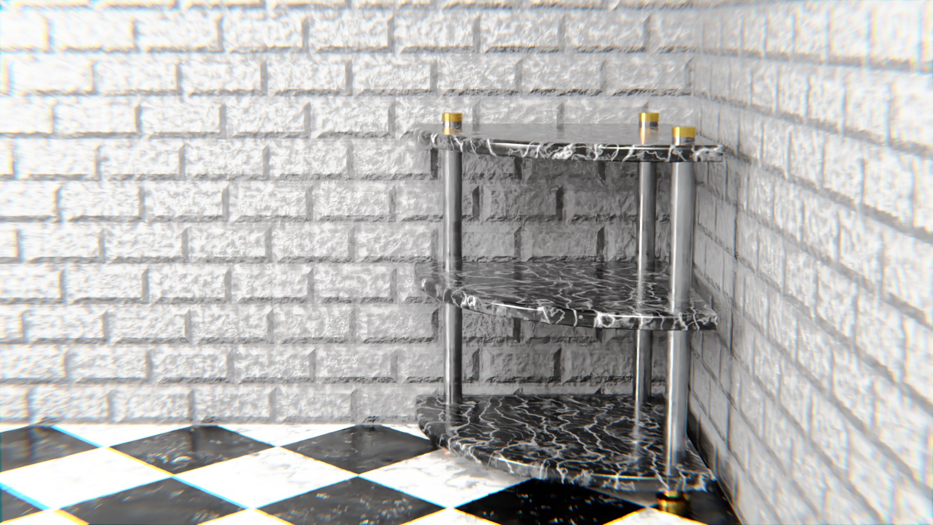 3D Corner Rack Model - TurboSquid 2238401