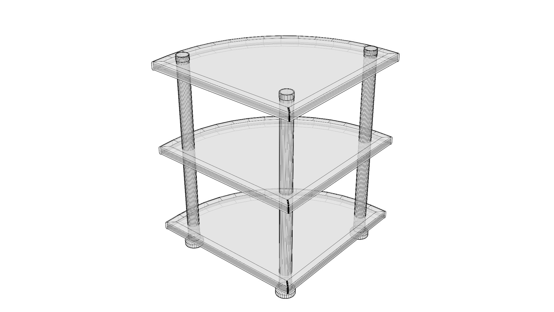 3D Corner Rack Model - TurboSquid 2238401