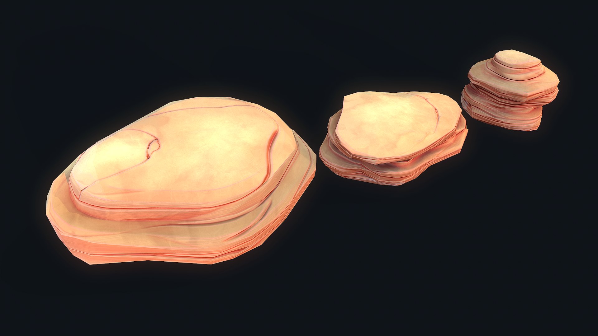 Stylized Desert Rock Collection 3D Model - TurboSquid 2134729