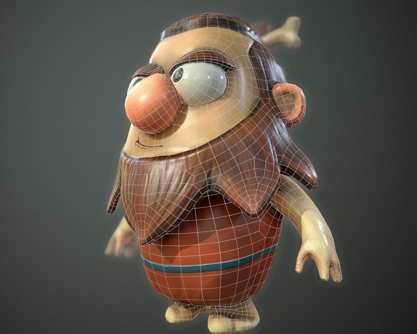 Caveman Low-poly Ready 3D Model - TurboSquid 1301530