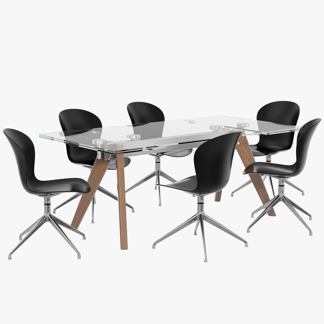3d monza table adelaide chairs model