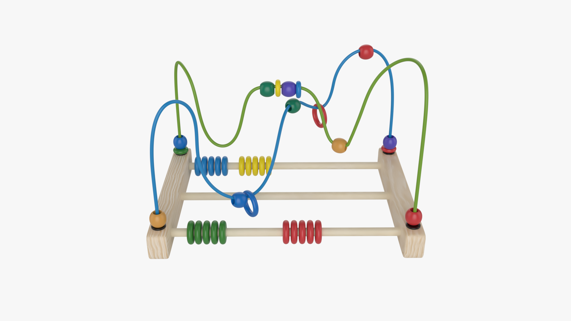 Bead abacus wire maze model - TurboSquid 1580796