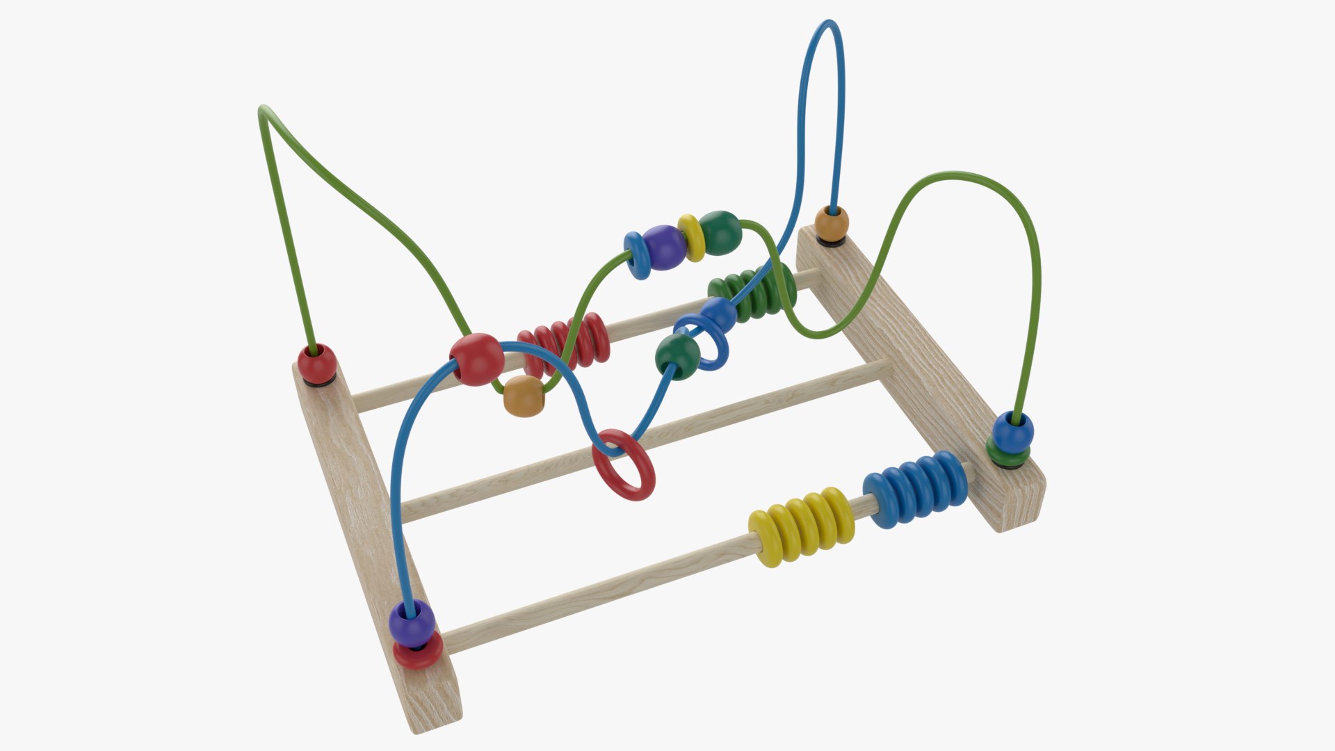 Bead abacus wire maze model - TurboSquid 1580796