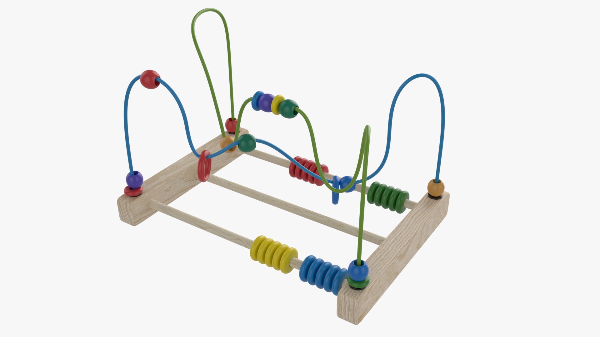 Bead abacus wire maze model - TurboSquid 1580796