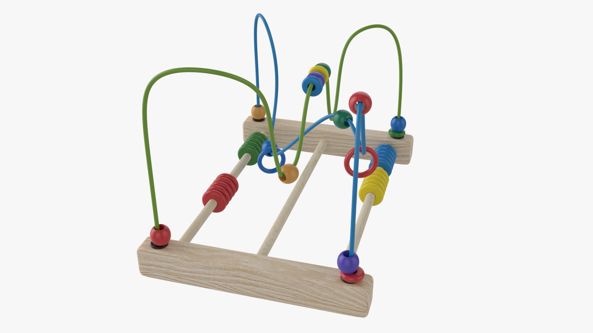 Bead abacus wire maze model - TurboSquid 1580796