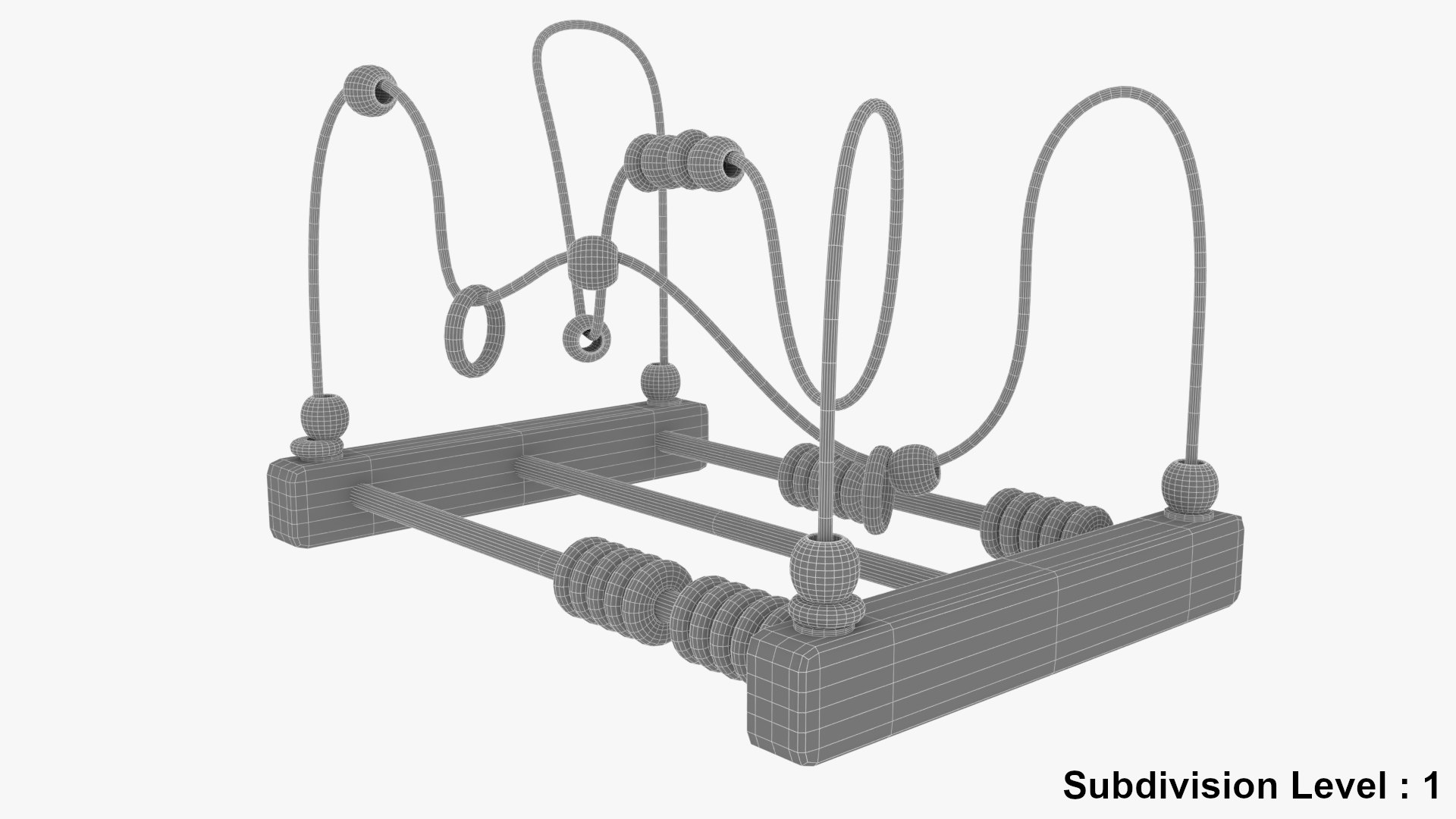Bead abacus wire maze model - TurboSquid 1580796
