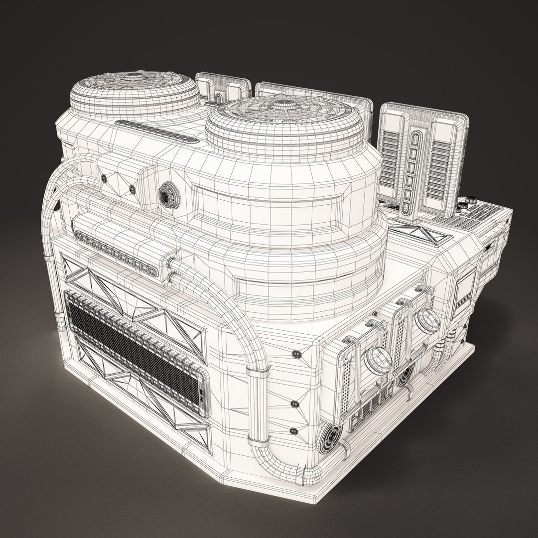 3D Sci Fi Lab Computer - TurboSquid 1232195