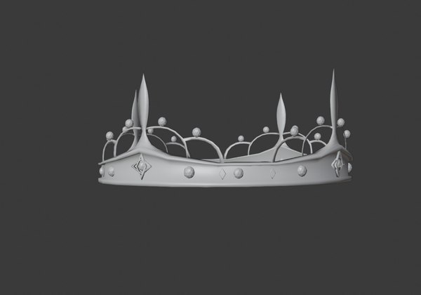 Gold crown model - TurboSquid 1883376