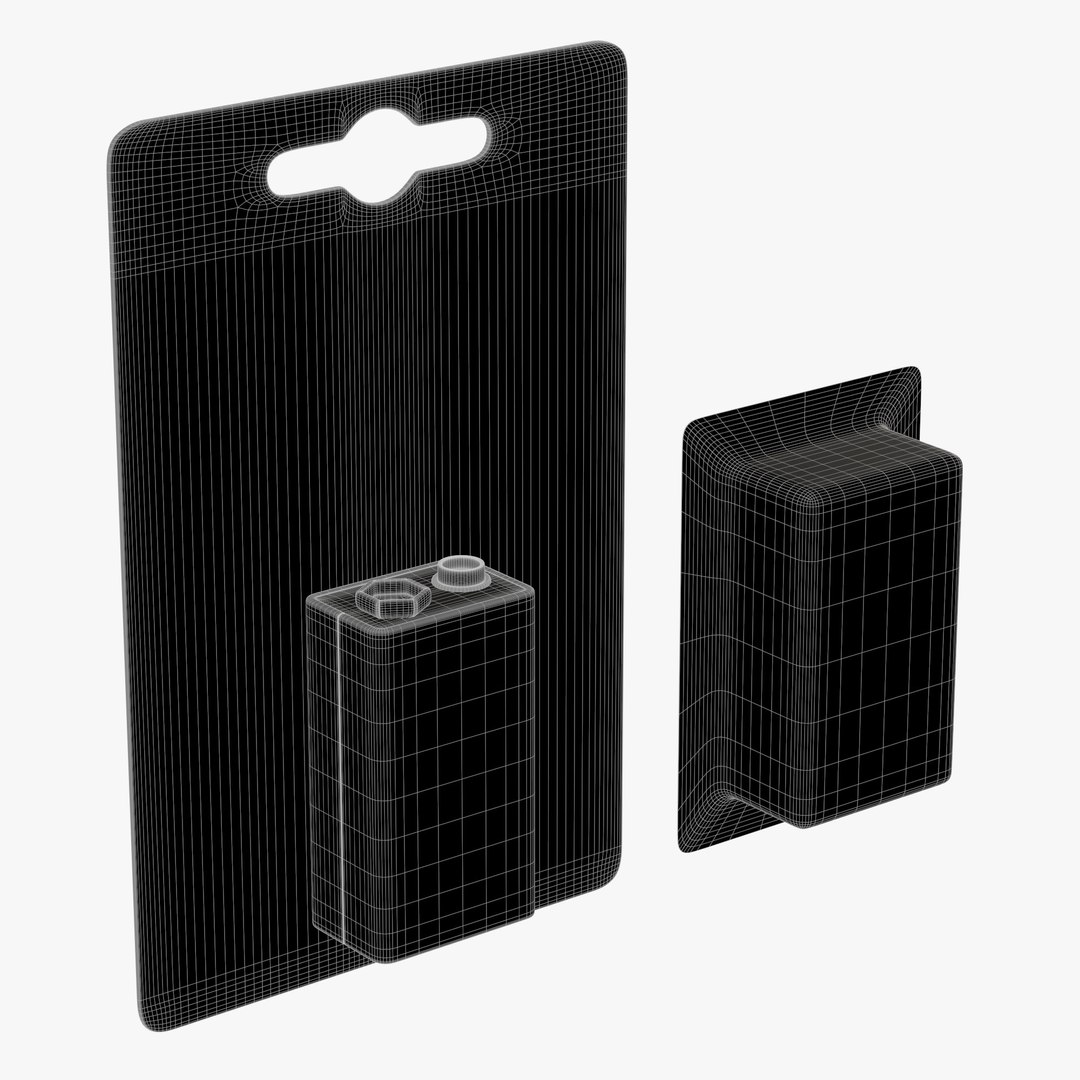 3D battery package pack model - TurboSquid 1358618