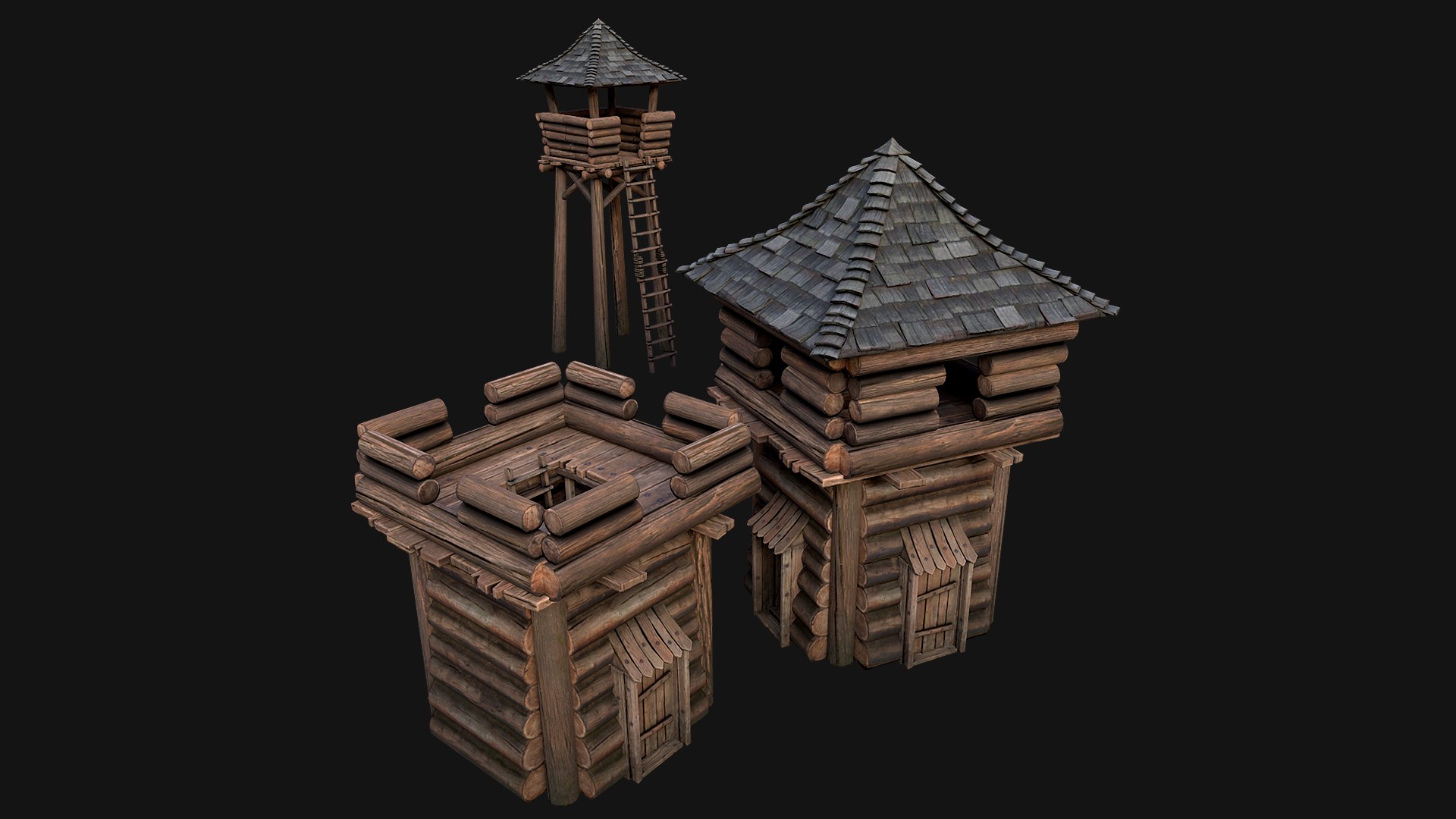 3D Medieval Towers Pack - TurboSquid 1958394