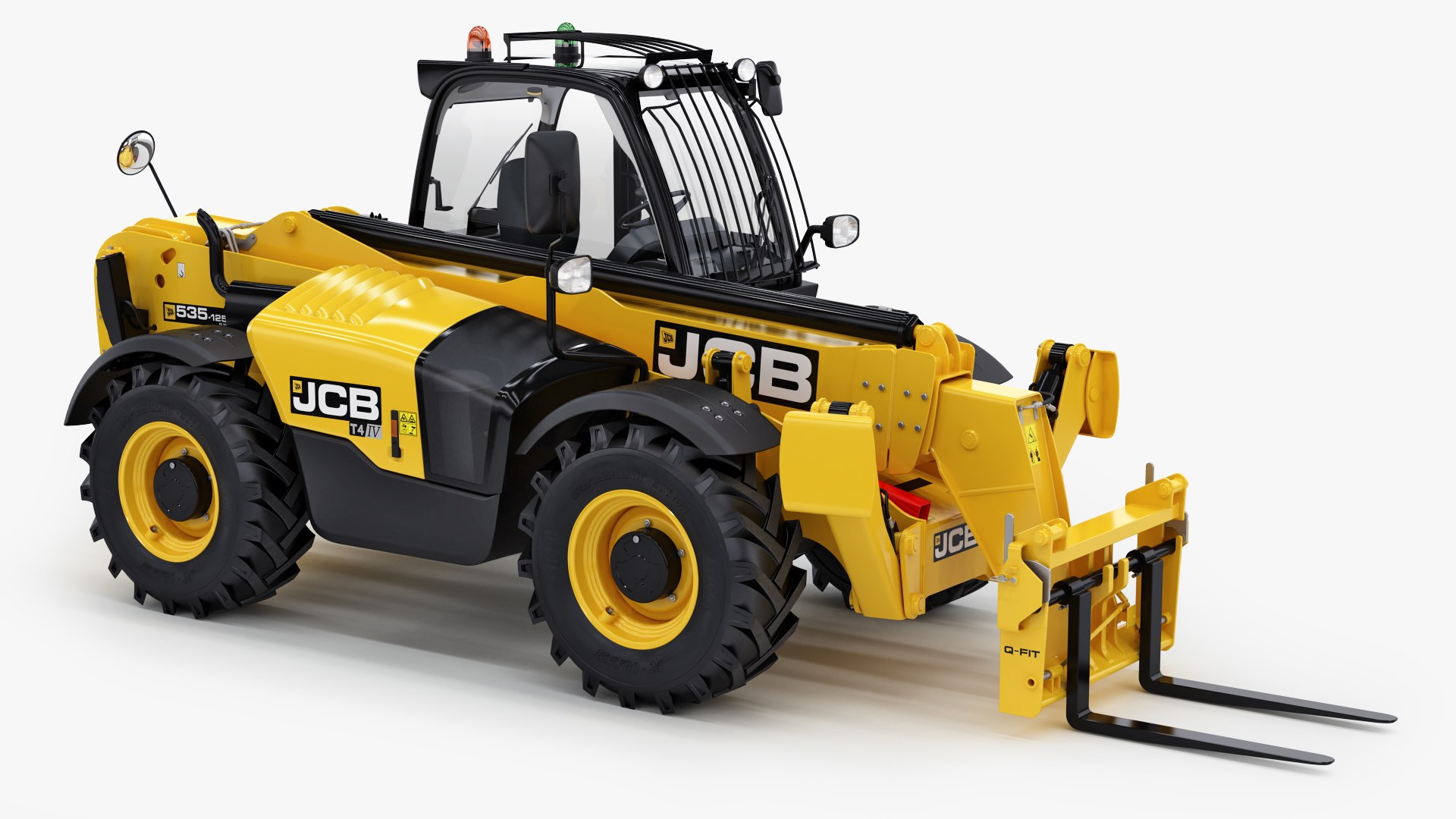 Telehandler 535-125 forklift rigged 3D - TurboSquid 1482415