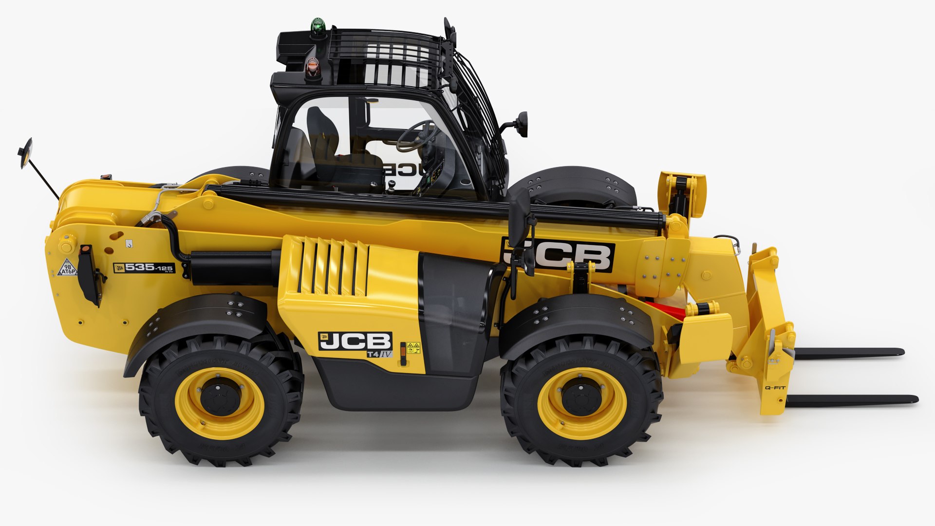 Telehandler 535-125 forklift rigged 3D - TurboSquid 1482415