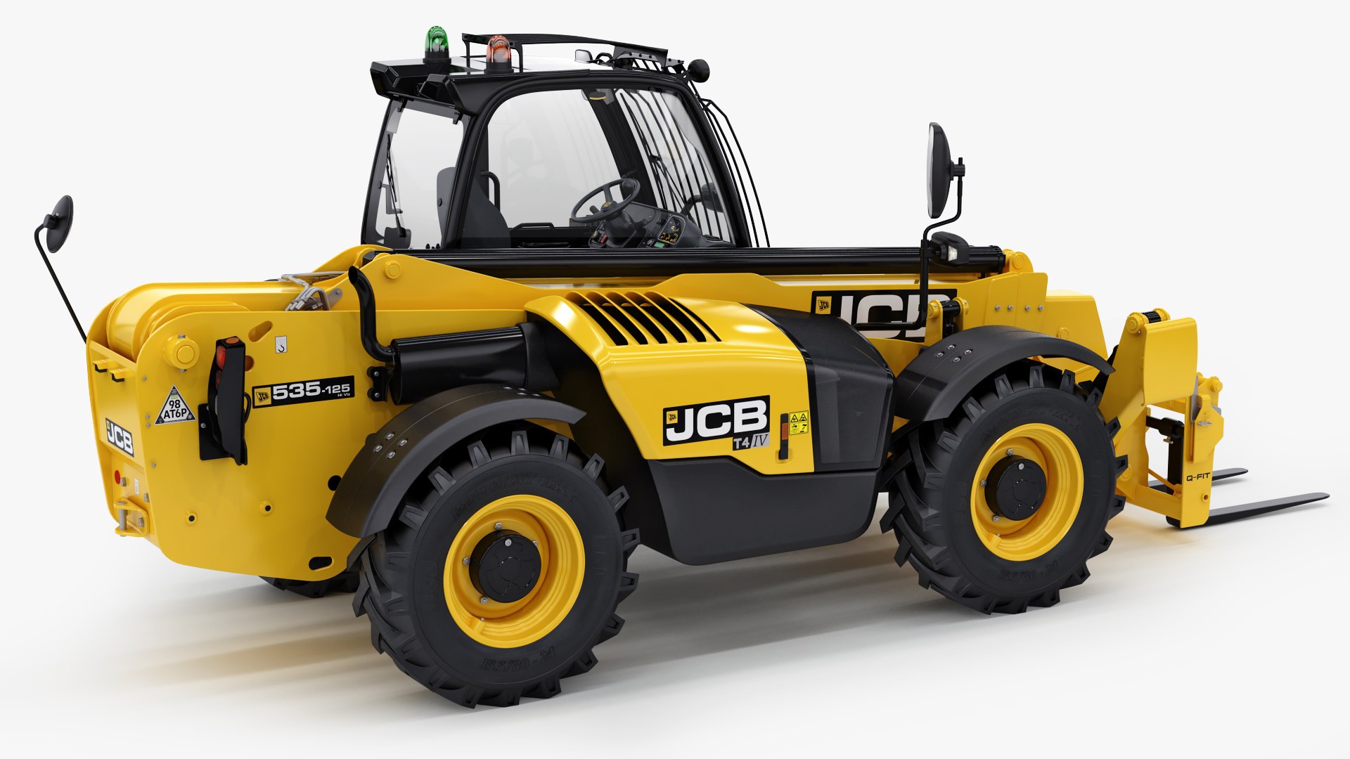 Telehandler 535-125 forklift rigged 3D - TurboSquid 1482415