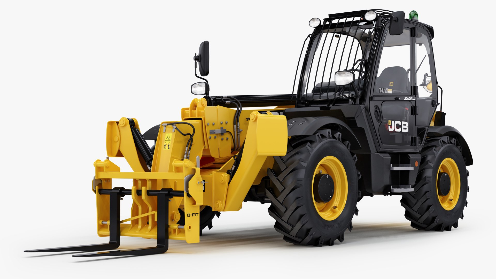 Telehandler 535-125 forklift rigged 3D - TurboSquid 1482415