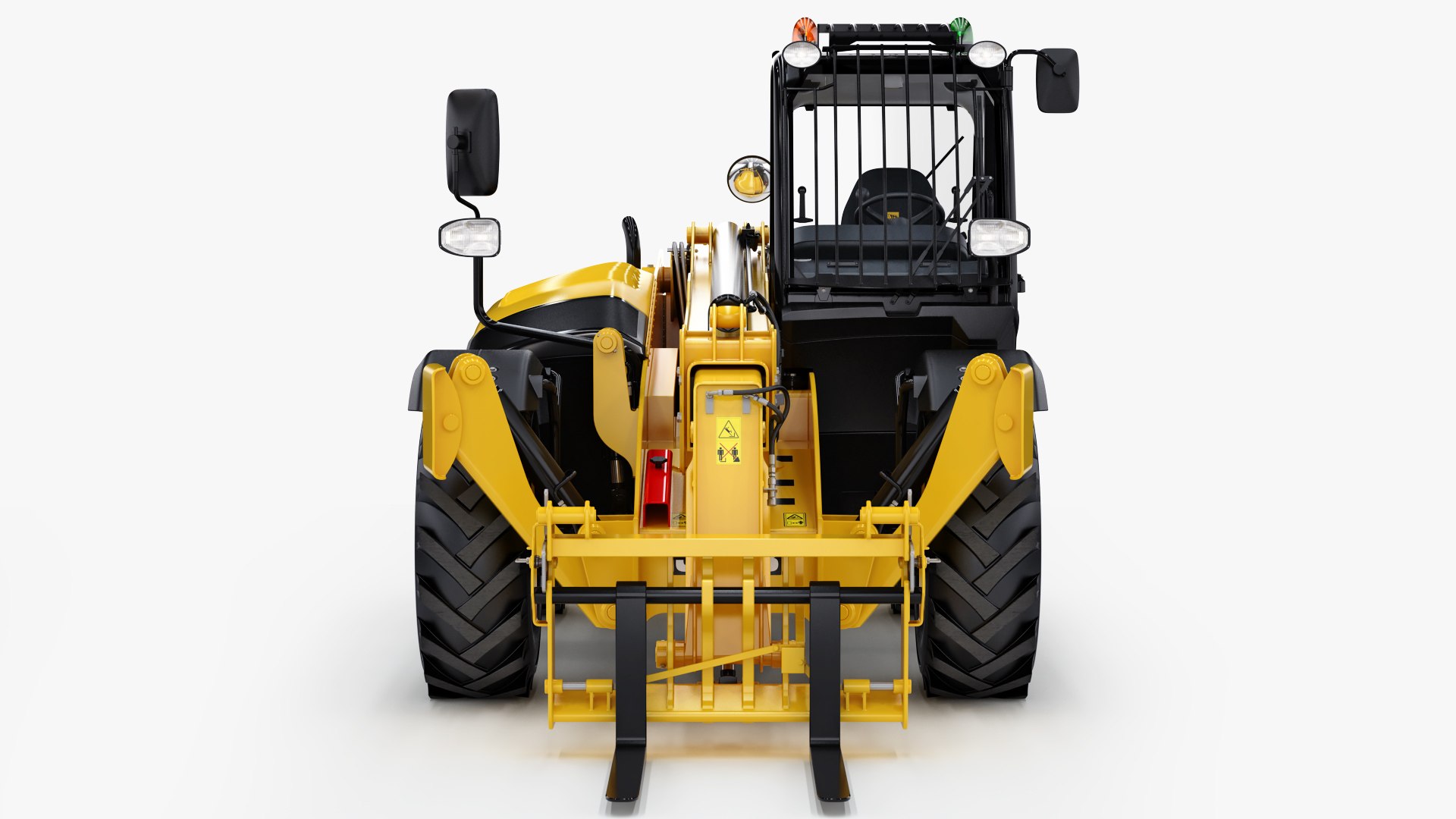 Telehandler 535-125 forklift rigged 3D - TurboSquid 1482415