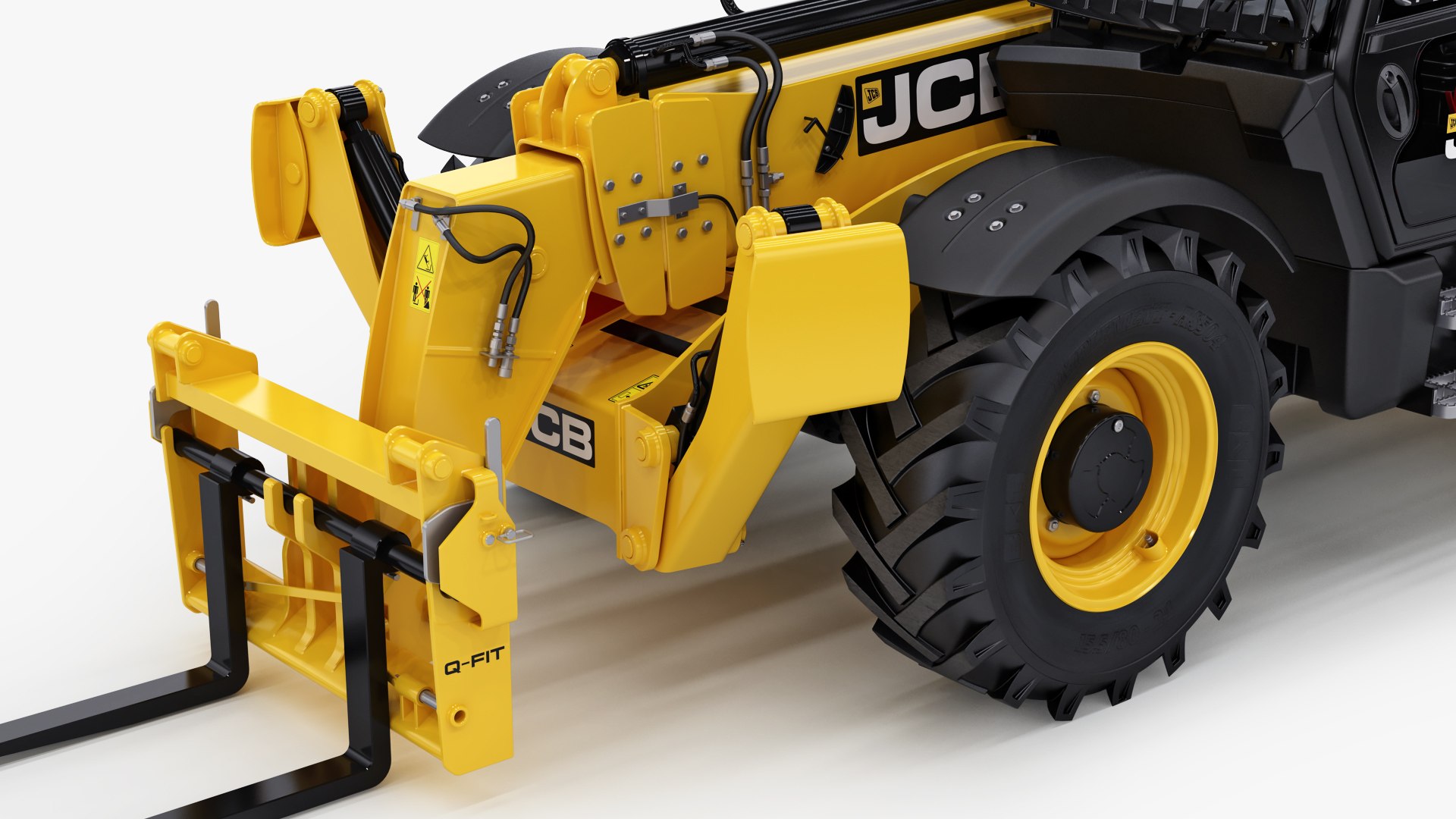 Telehandler 535-125 forklift rigged 3D - TurboSquid 1482415