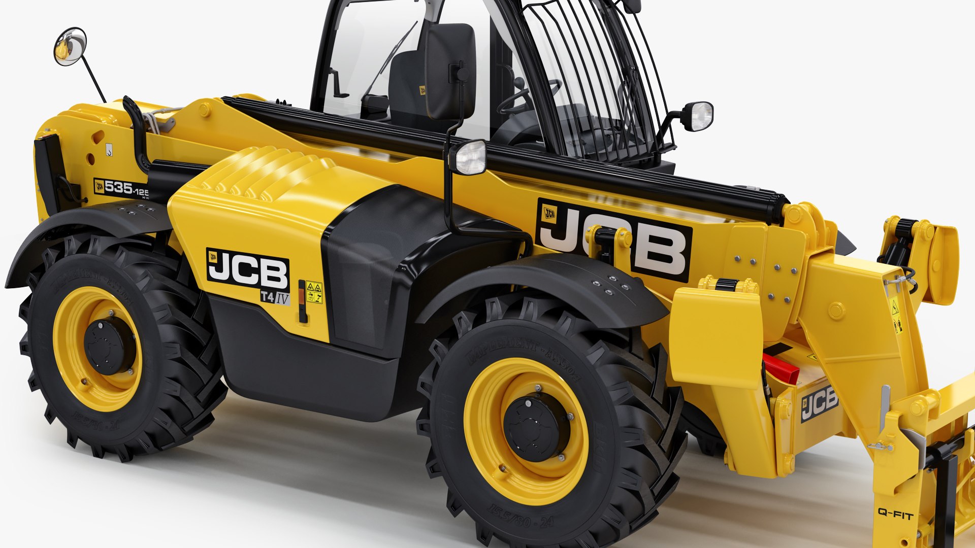 Telehandler 535-125 forklift rigged 3D - TurboSquid 1482415