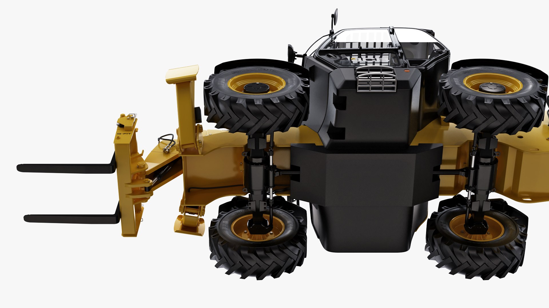 Telehandler 535-125 forklift rigged 3D - TurboSquid 1482415