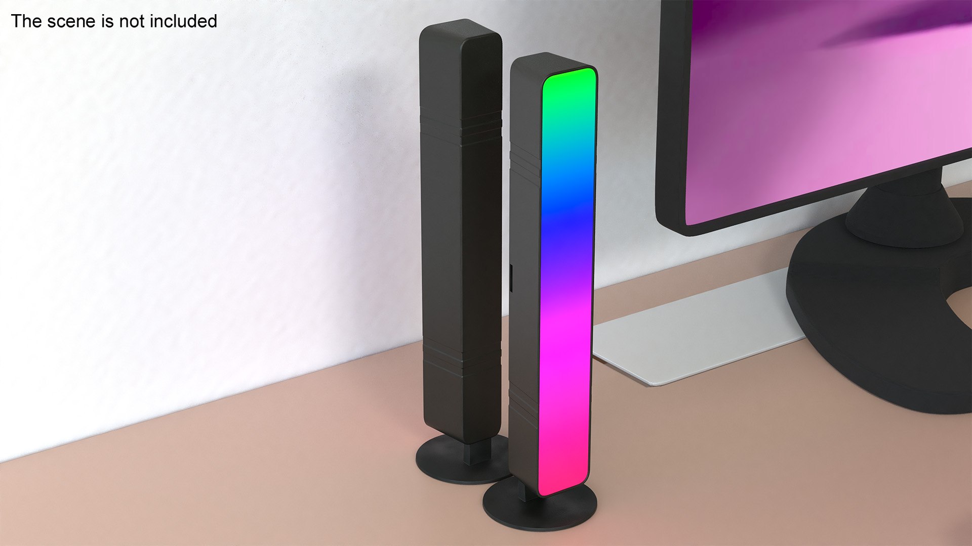 Vertical RGB Dynamic LED Light Bar 3D Model - TurboSquid 2201929