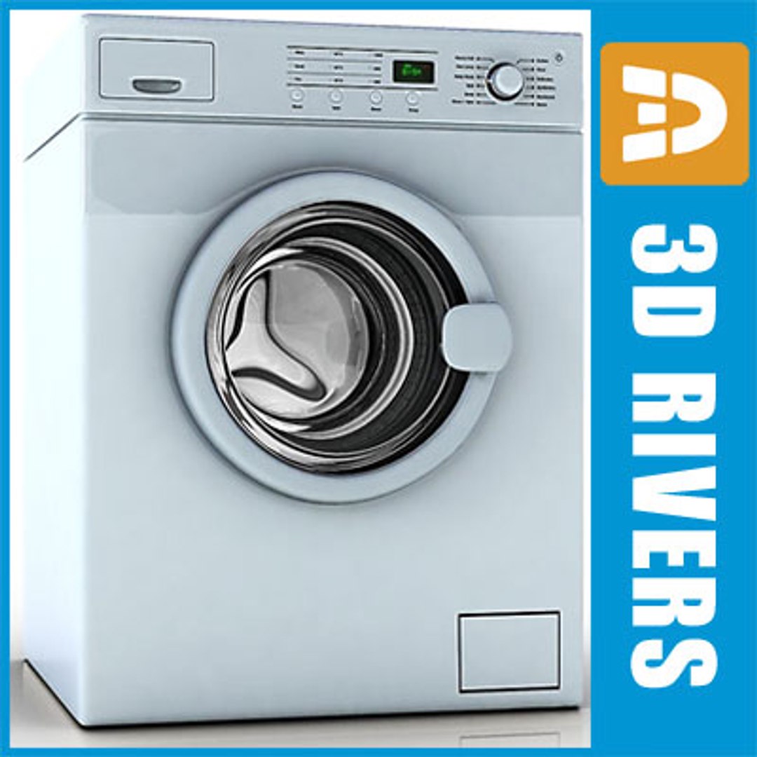 Washing Machine 3d Model
