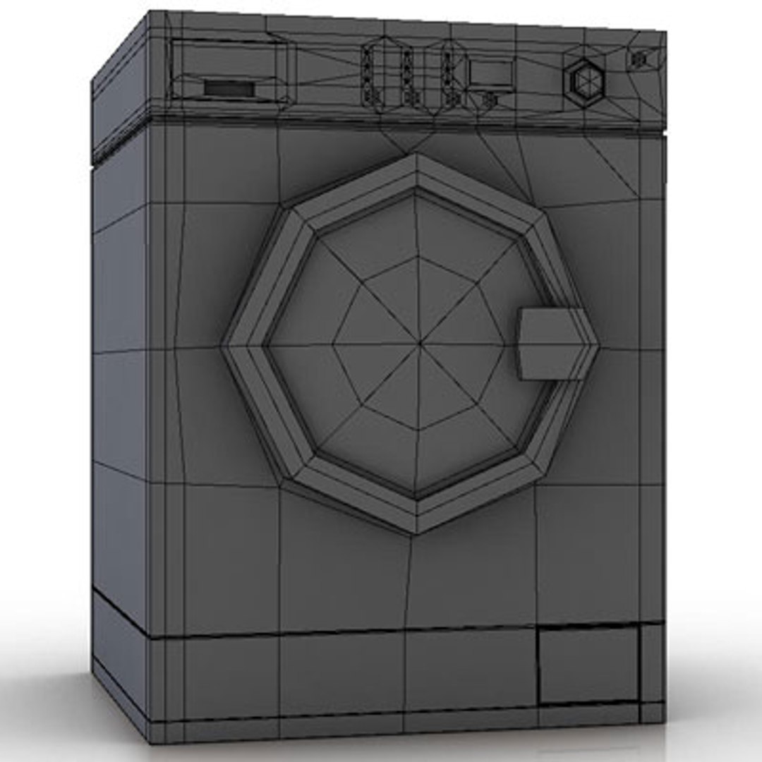 Washing Machine 3d Model
