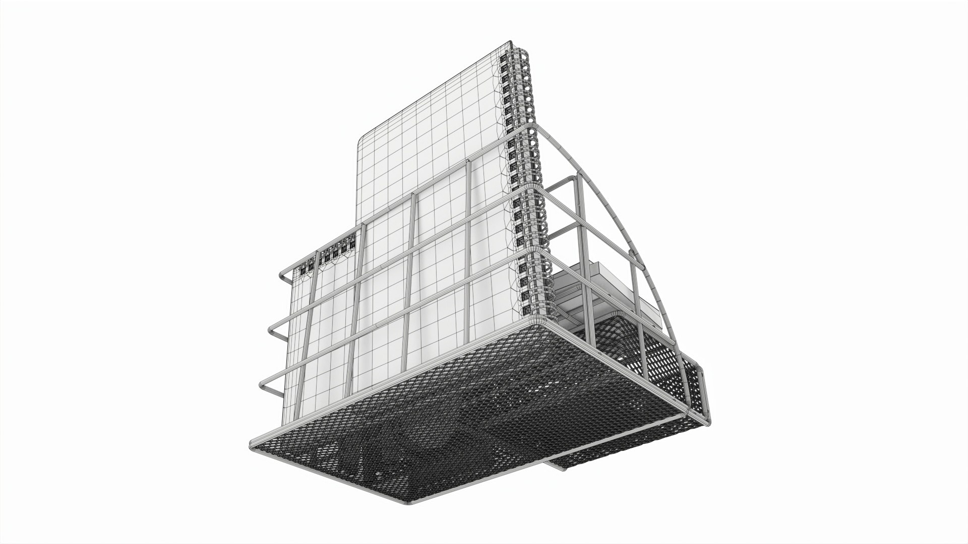 3D Office Wire Organizer With Supplies - TurboSquid 2265535