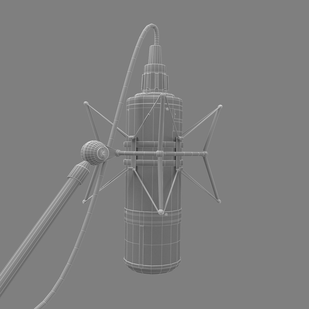 3ds Neumann U47 Microphone